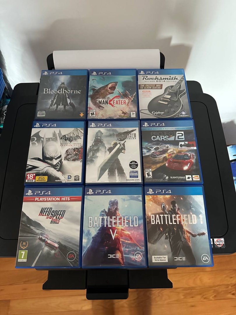 PS4 game Bloodborne / Man Eater / Rock smith / Batman return to Arkham ...