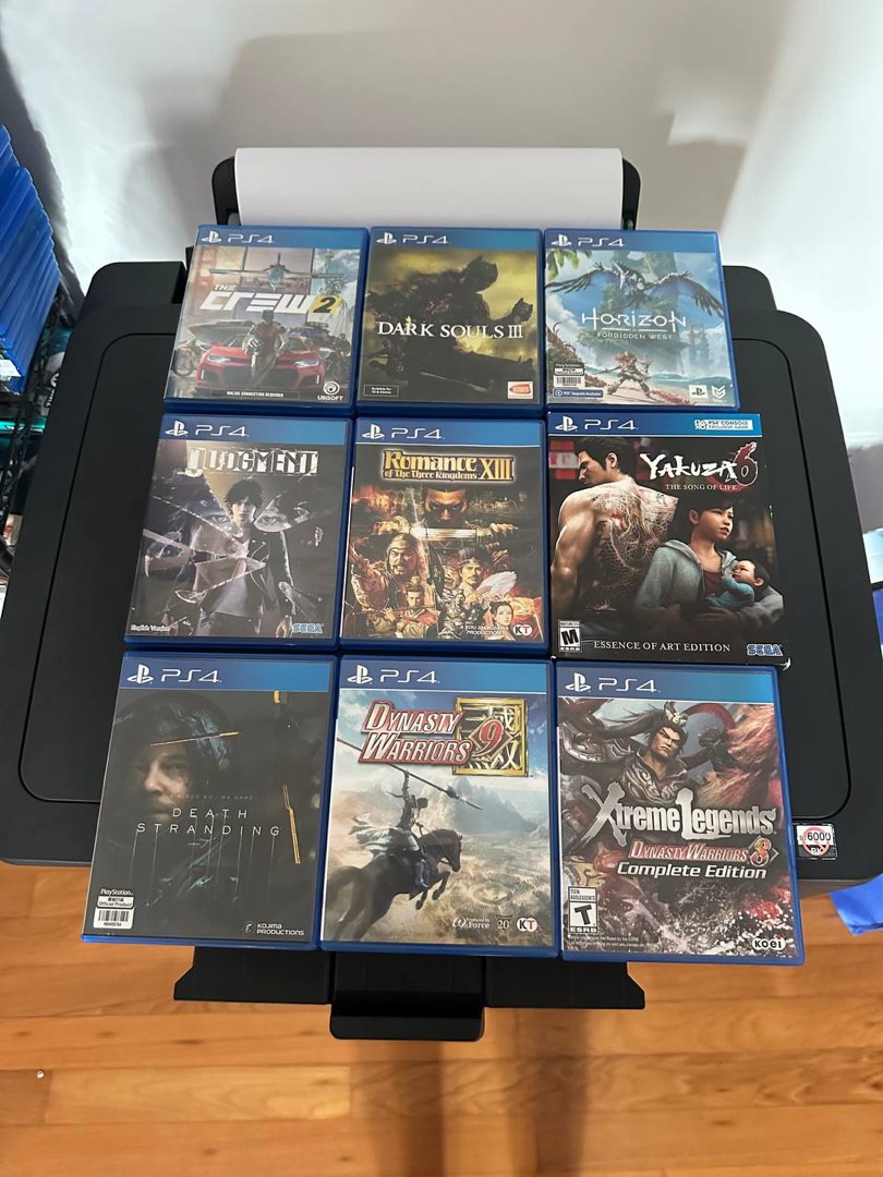 PS4 game Crew 2 / Dark Souls III / Horizon Forbidden West / Judgment ...