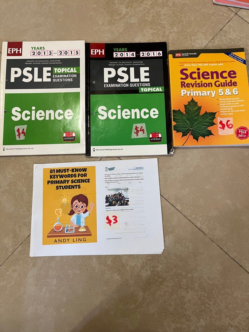 PSLE books science & notes, Hobbies & Toys, Books & Magazines ...