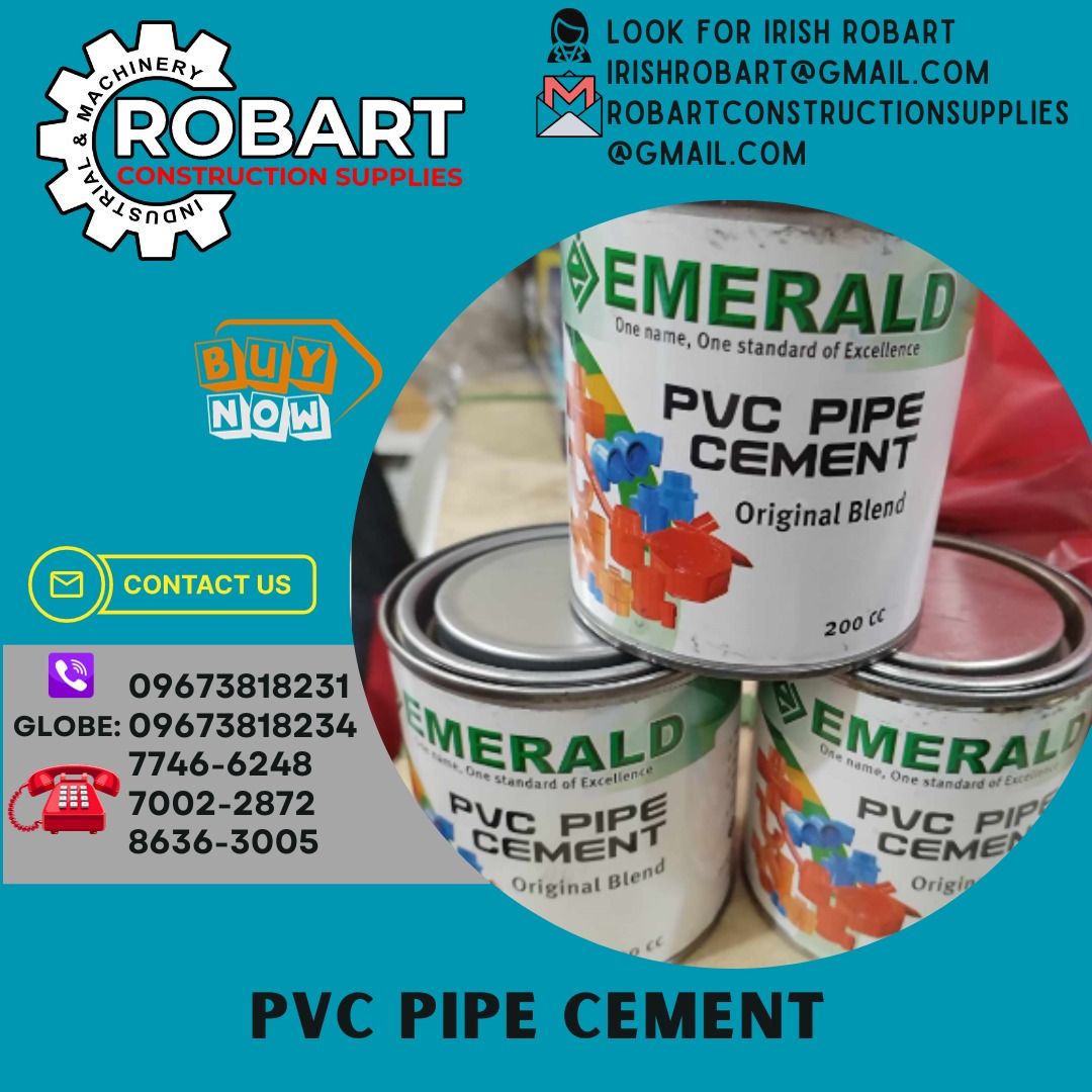 PVC Pipe Cement, Commercial & Industrial, Construction Tools ...