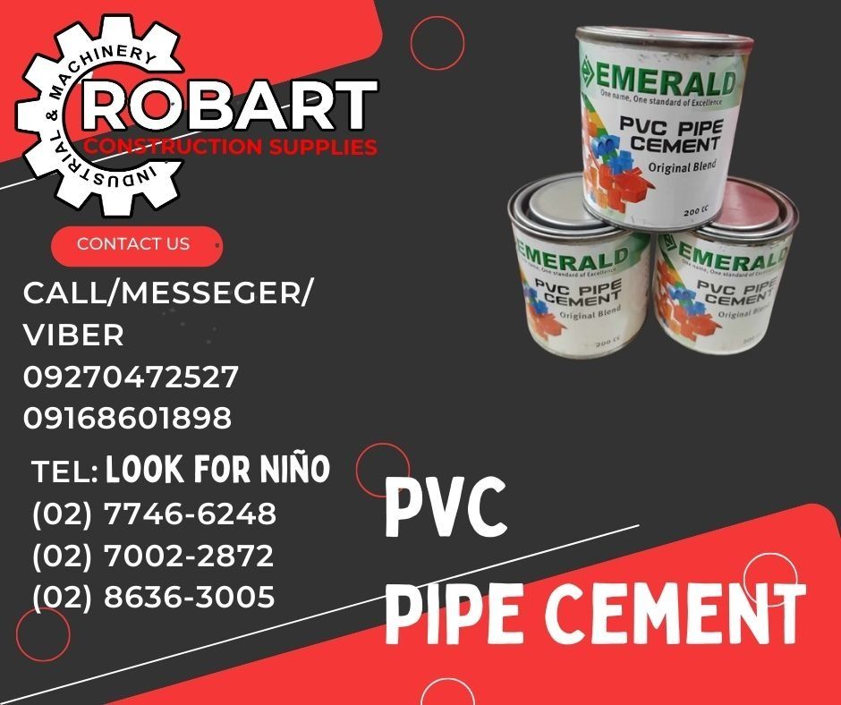 PVC PIPE CEMENT, Commercial & Industrial, Construction Tools ...