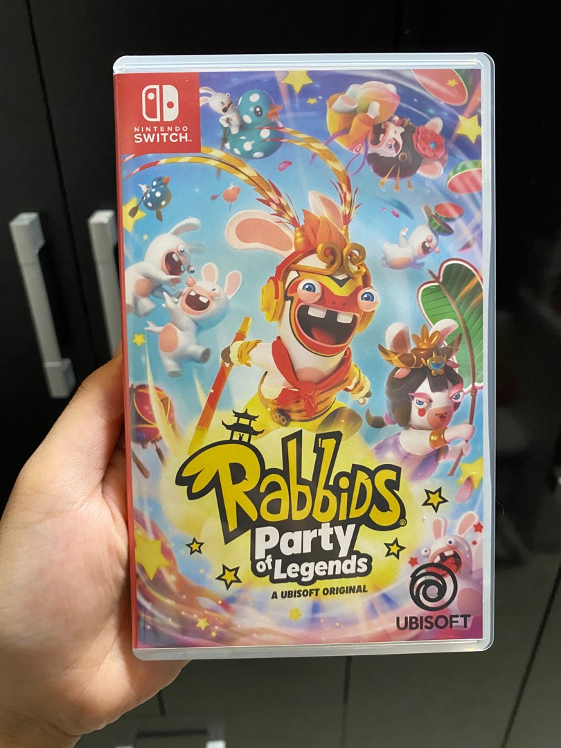 Rabbid’s Party of Legends Nintendo Switch Game Cartridge, Video Gaming ...
