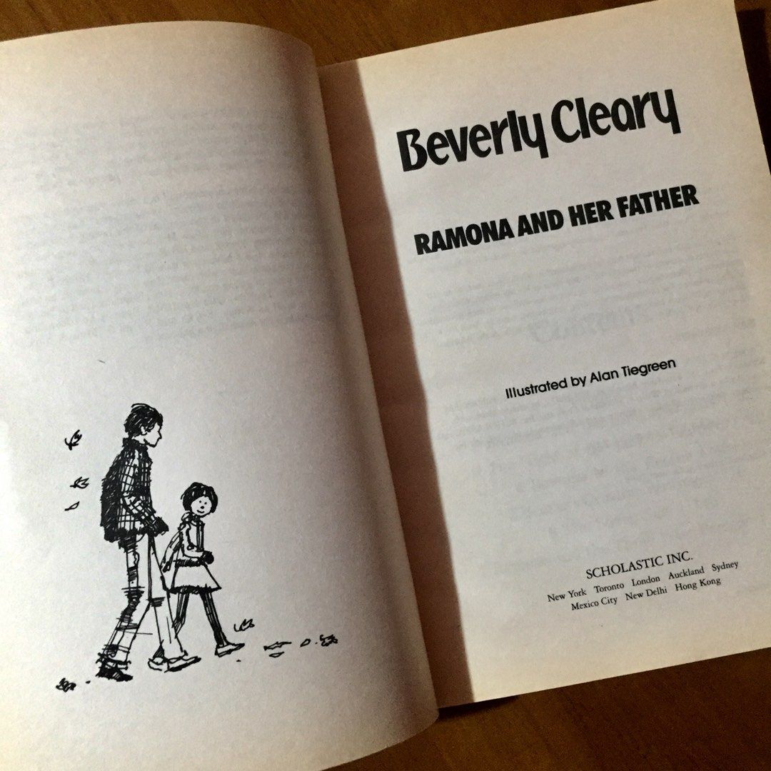 Ramona And Her Father by Beverly Cleary (Newbery Honor / Middle Grade ...