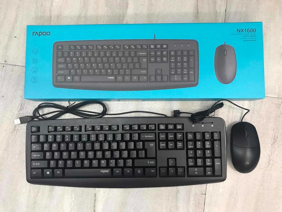 Rapoo Nx1600 Keyboard And Mouse Combo Computers And Tech Parts And Accessories Computer Keyboard
