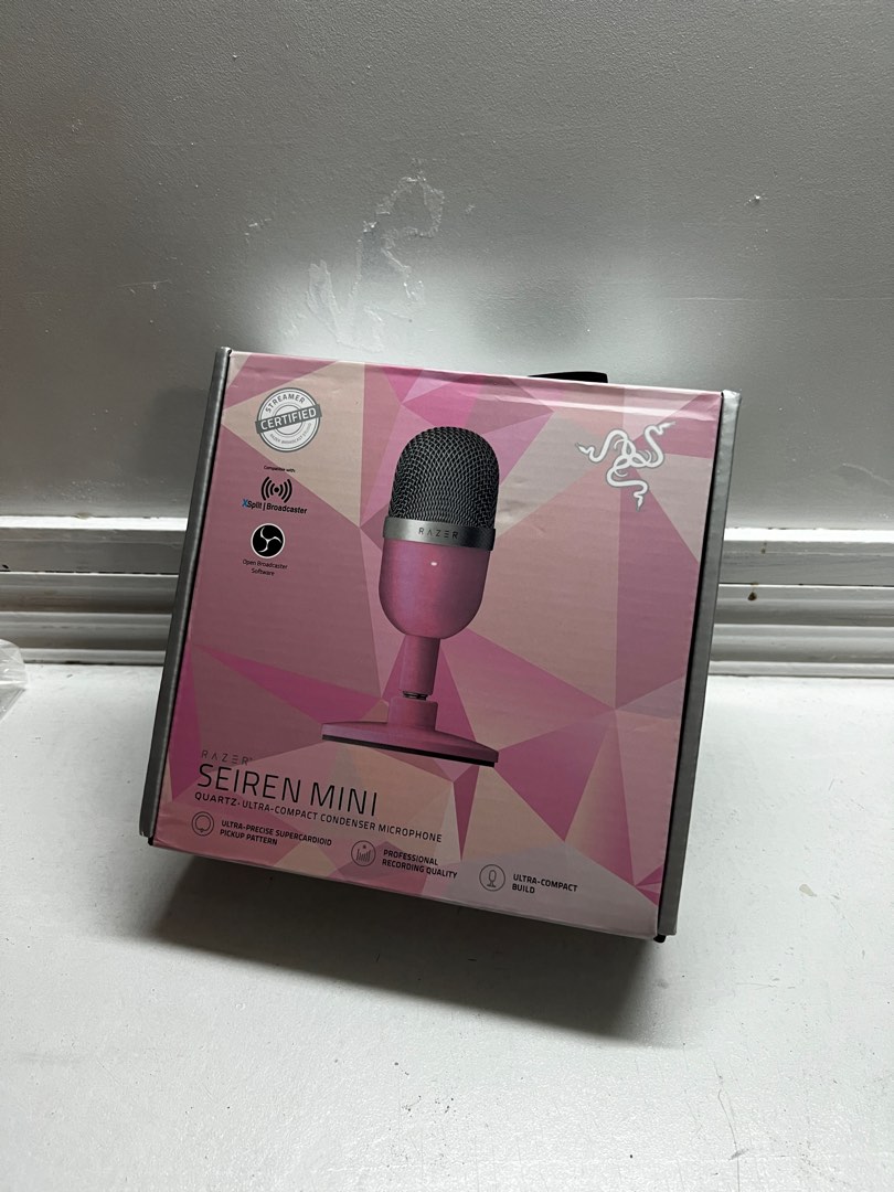 Razer Seiren Mini Pink, Audio, Microphones on Carousell