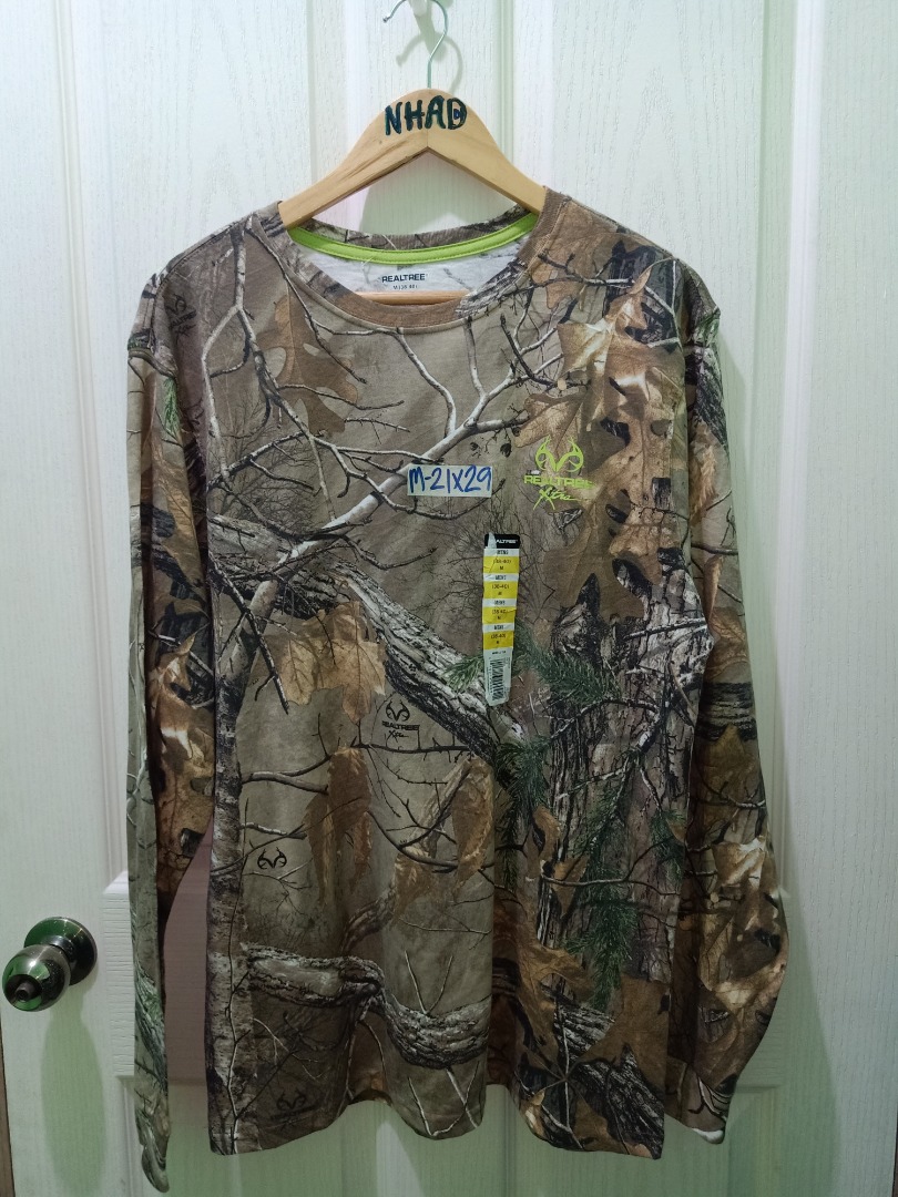 Real Tree Camou Longsleeve, Men's Fashion, Tops & Sets, Sleep and ...