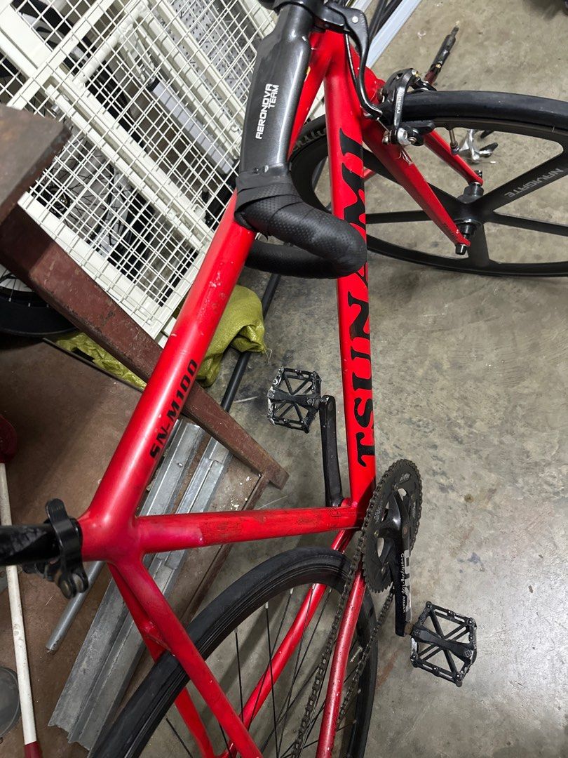 Red tsunami frame set, Sports Equipment, Bicycles & Parts, Bicycles on ...