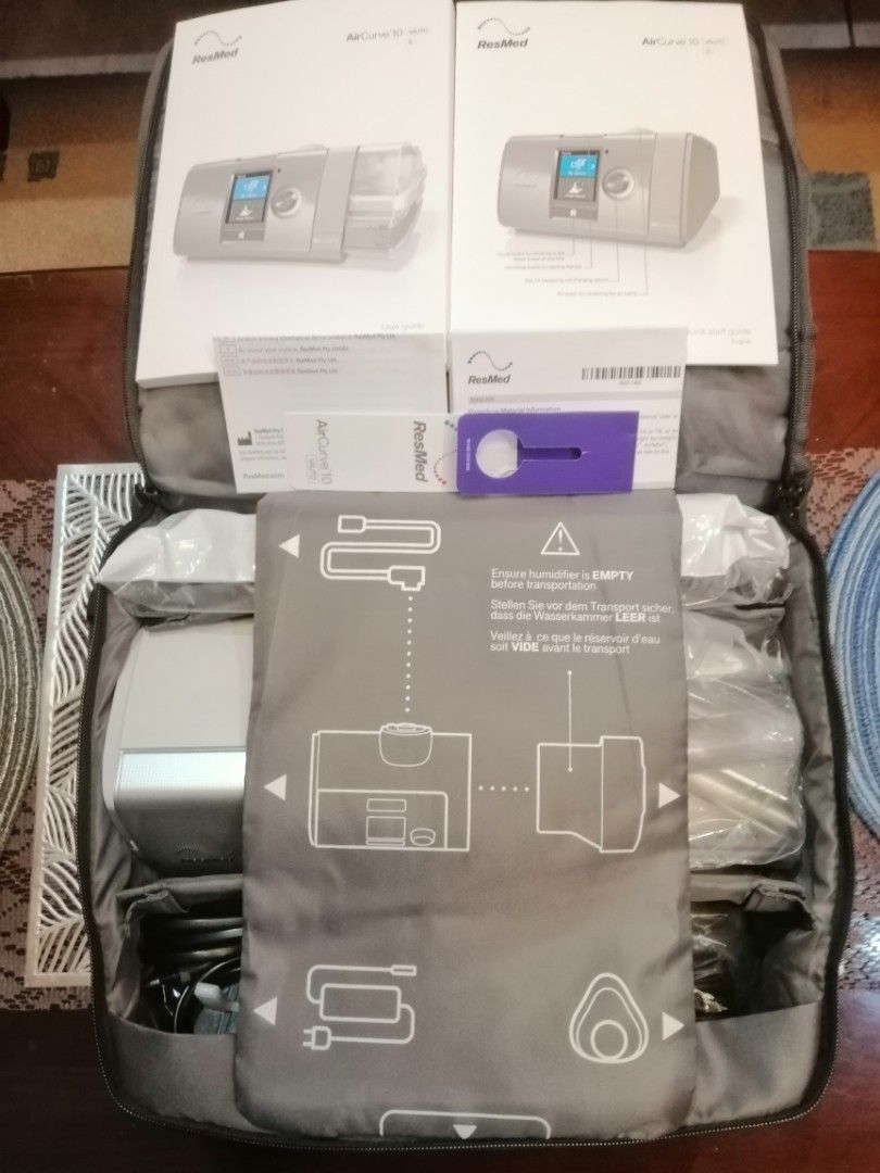 RESMED AIRCURVE VAUTO BIPAP MACHINE, Health & Nutrition, Assistive ...