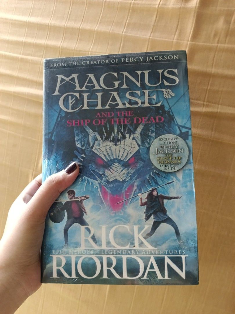 Rick Riordan magnus chase gods of asgard ship of the dead, Buku & Alat ...