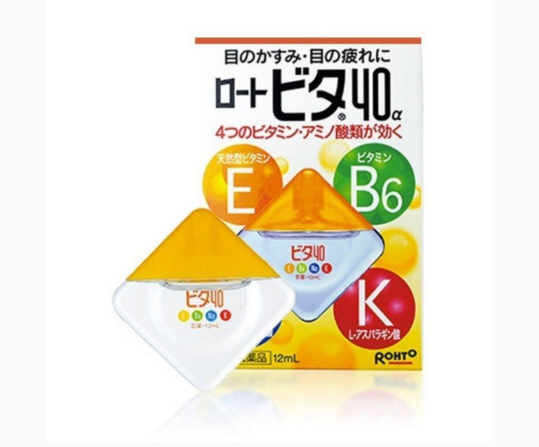 ROHTO VITA 40a Eye Drops 12ml, Beauty & Personal Care, Vision Care on ...