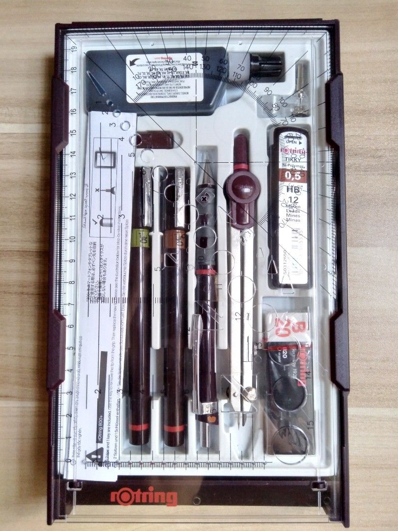 Rotring Isograph Master Set, Hobbies & Toys, Stationary & Craft, Craft ...