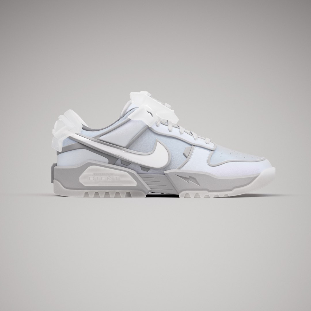 RTFKT NIKE DUNKS LOW GHOST EDITION, Men's Fashion, Footwear, Sneakers ...