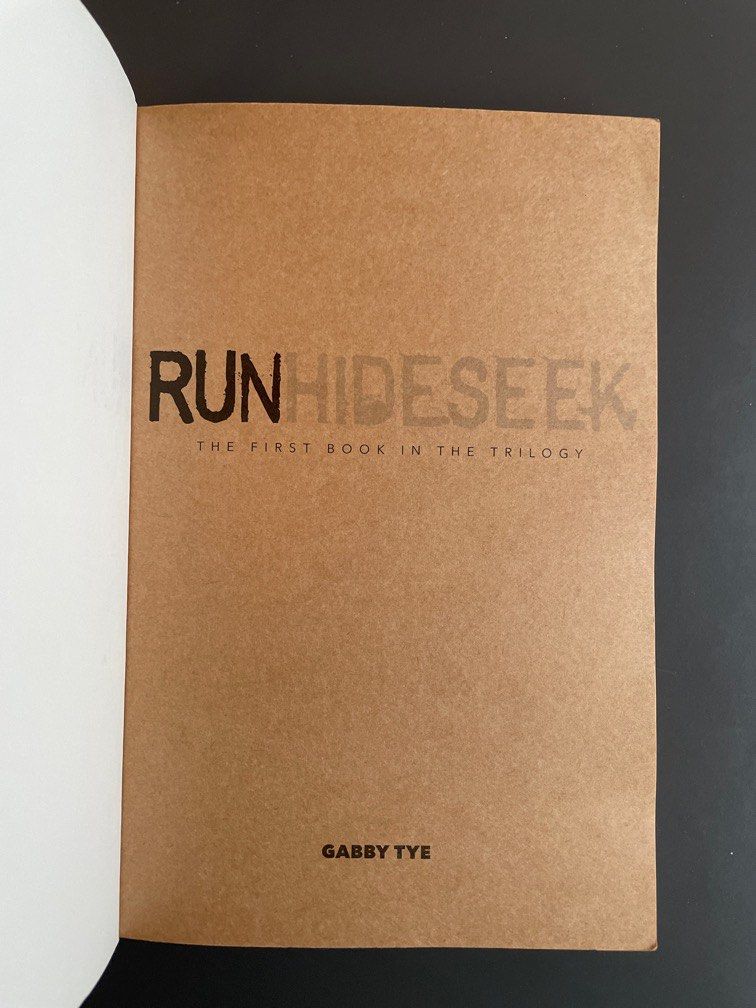 Run Hide Seek by Gabby Tye, Hobbies & Toys, Books & Magazines, Fiction ...