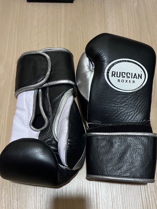 russian boxer 12 oz boxing gloves, Sports Equipment, Other Sports ...