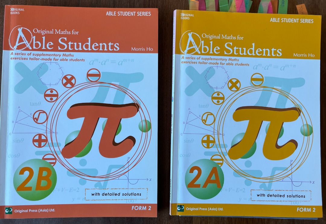 S2 Able Students Mathematics 2A+2B 有機會有寫字但不多，不會數幾多頁有寫，新舊如圖不喜勿擾，環保價$80, 興趣及遊戲, 書本 & 文具, 教科書 ...