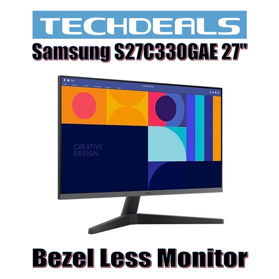 Samsung S27C330GAE 27" Bezel Less Monitor, Computers & Tech, Parts ...