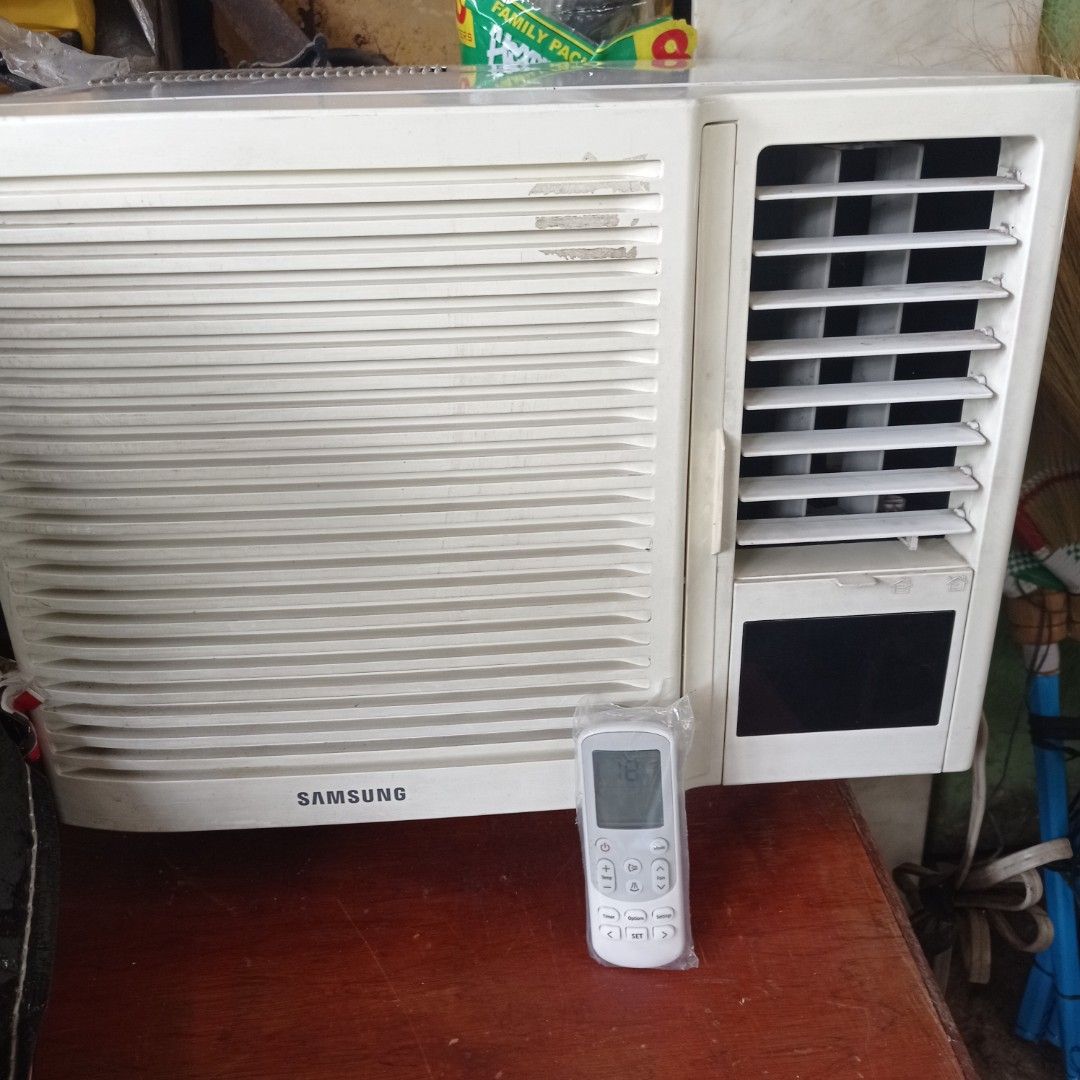 Samsung Window type Aircon 1hp, TV & Home Appliances, Air Conditioning ...