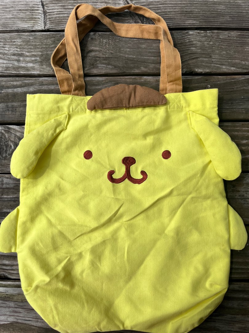 Sanrio Pompompurinx Potetan Tote Bag, Women's Fashion, Bags & Wallets, Tote Bags on Carousell