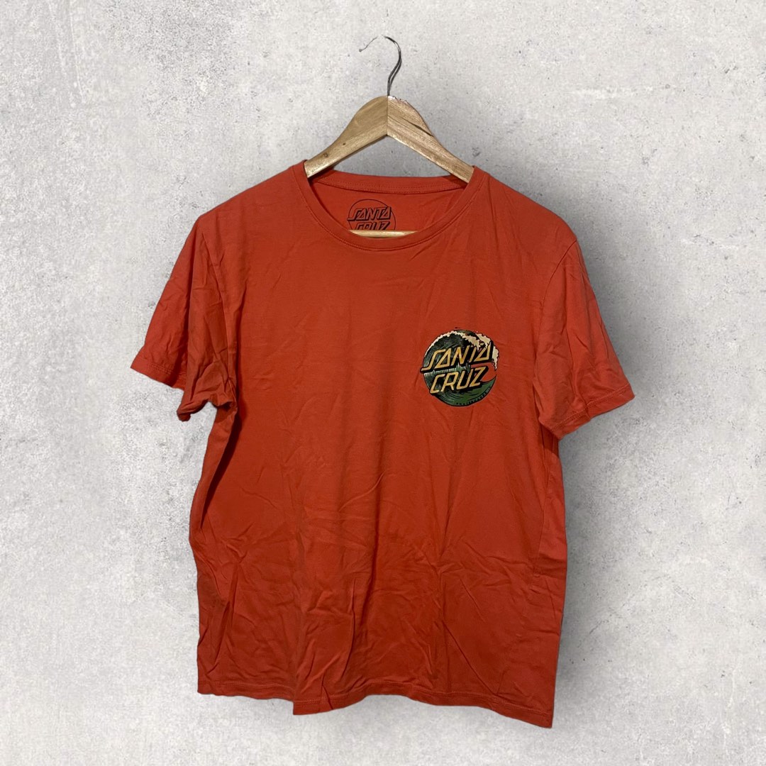 Santa Cruz Skateboards Back to Back Print Classic Logo Shirt, Men's ...