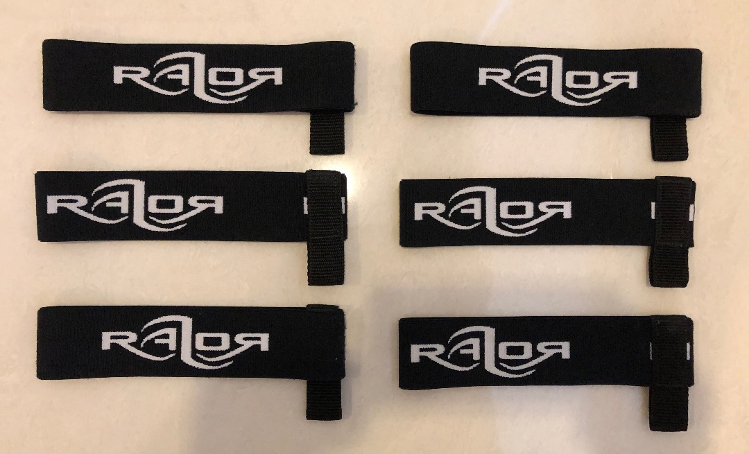 Scuba diving - Razor Side Mount Hose Retainers 80 CUF - 2 x sets of 3 ...