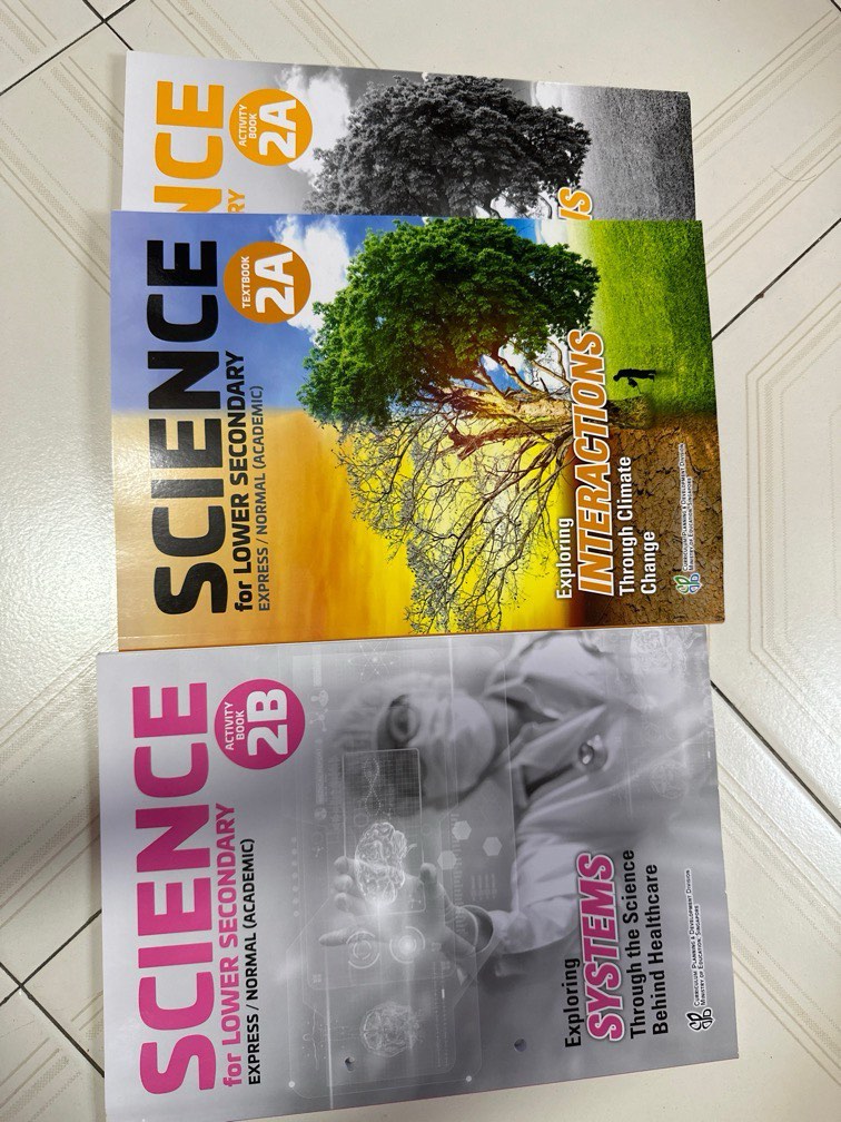 lower sec (e/na) science textbook and workbook, Hobbies & Toys, Books ...