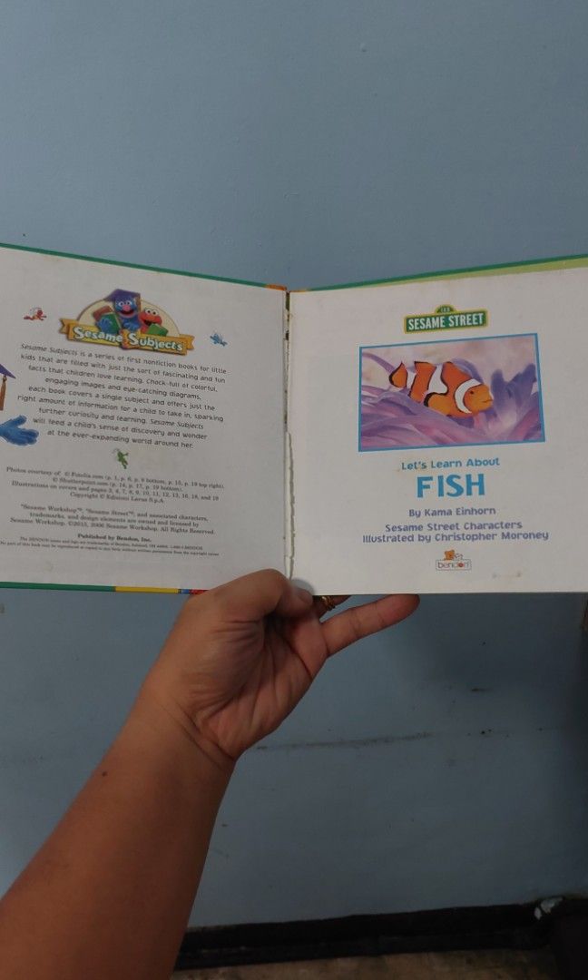 Sesame Street Let's Learn About Fish (Hardcover), Hobbies & Toys, Books ...