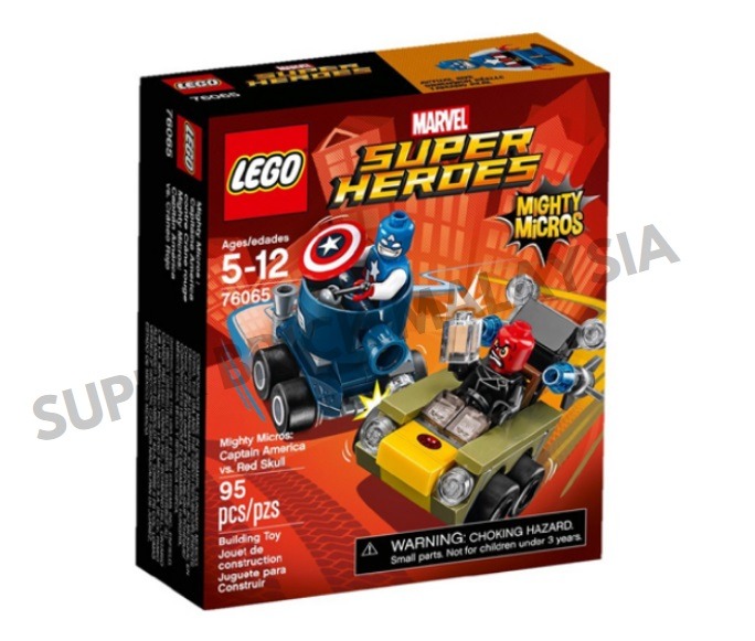 SET 76065 LEGO SUPER HEROS MARVEL - Mighty Micros: Captain America vs ...