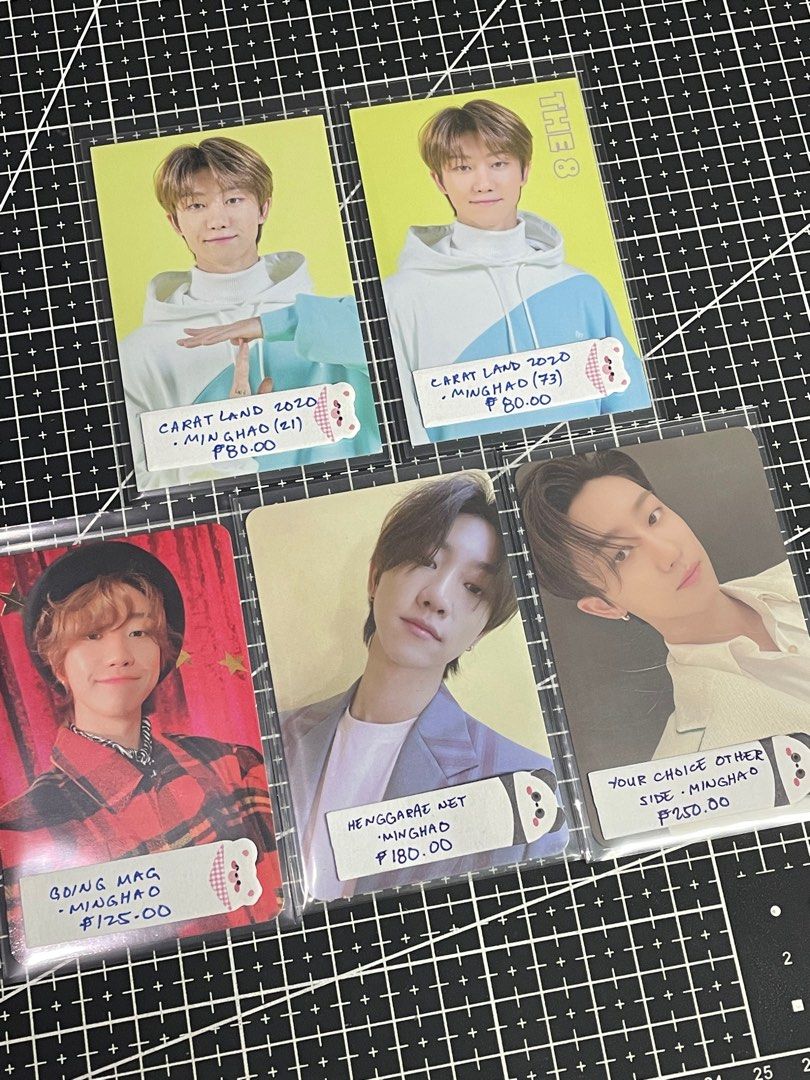 Seventeen - Minghao/The8 Photocards, Hobbies & Toys, Memorabilia ...