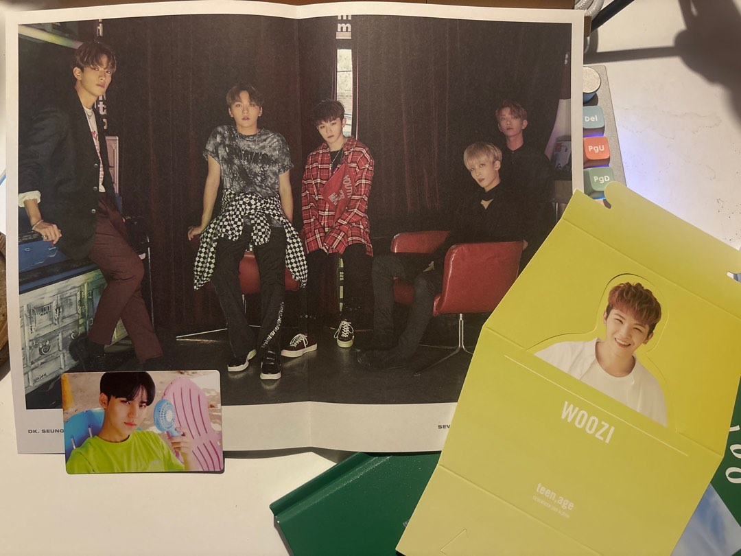 SEVENTEEN TEEN AGE PC, Stand, and Mini Poster, Hobbies & Toys ...