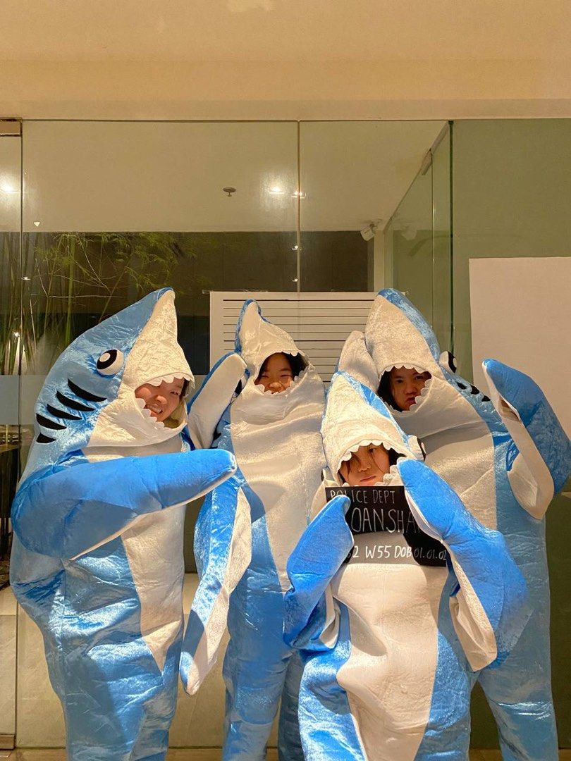 Shark outfit/ onsie, Hobbies & Toys, Occasions & Party Supplies on ...