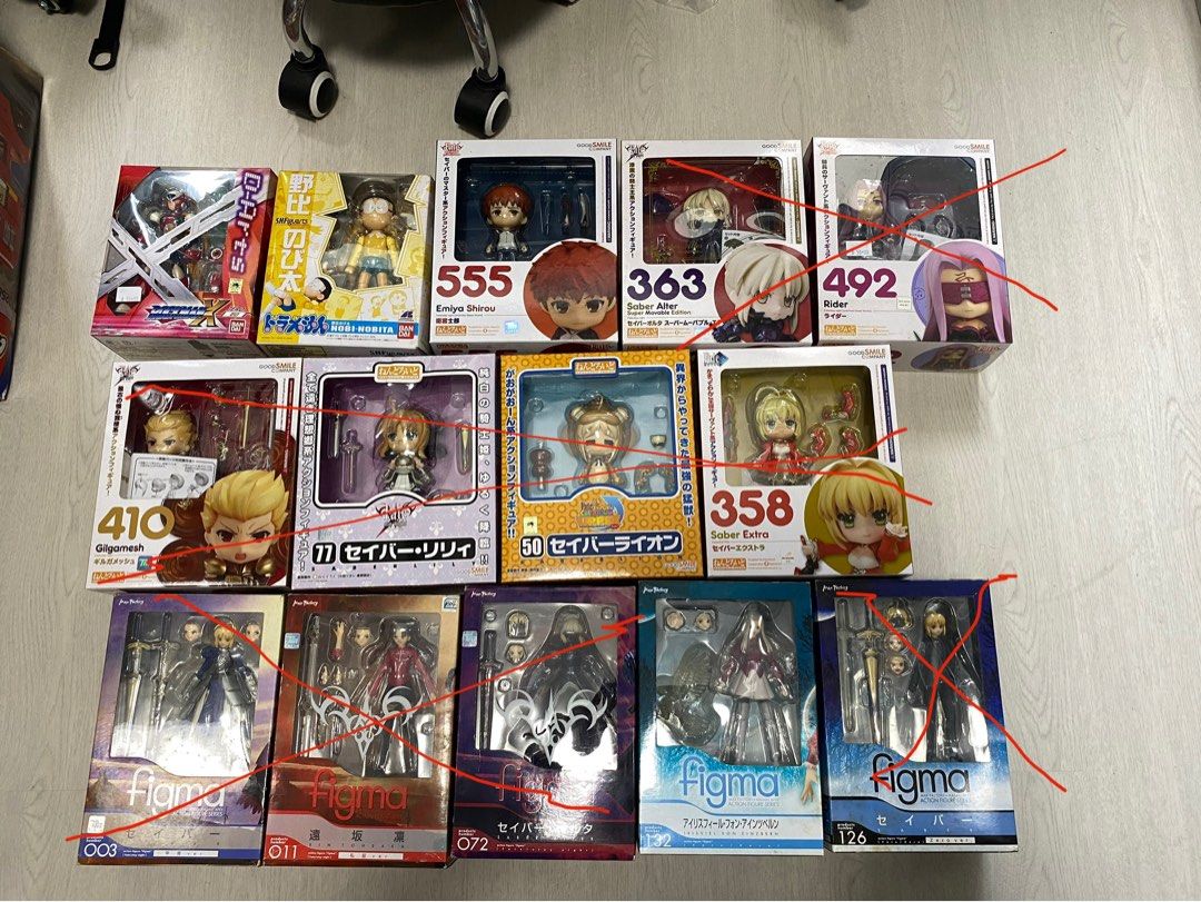 shf figma nendoroid fate sales all $20/no, Hobbies & Toys, Toys & Games ...