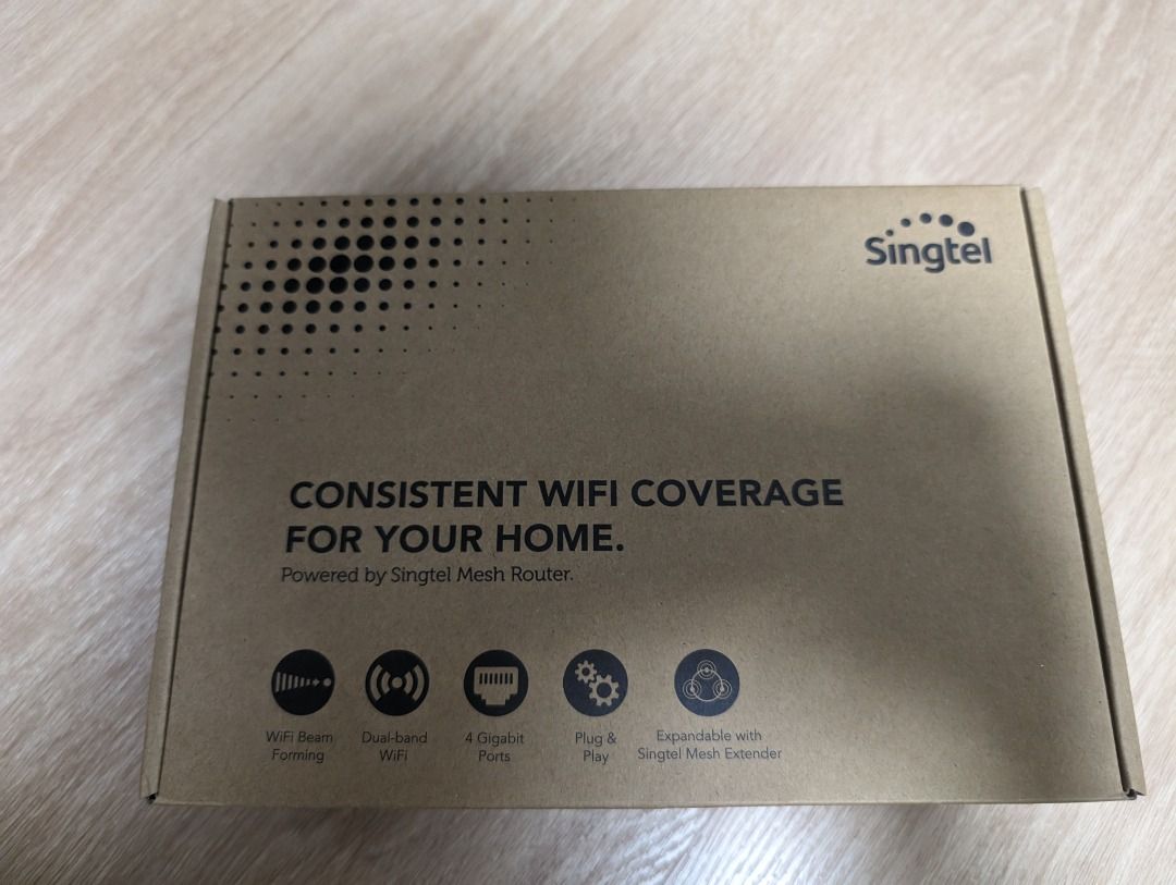 Singtel Mesh Router, Computers & Tech, Parts & Accessories, Networking ...