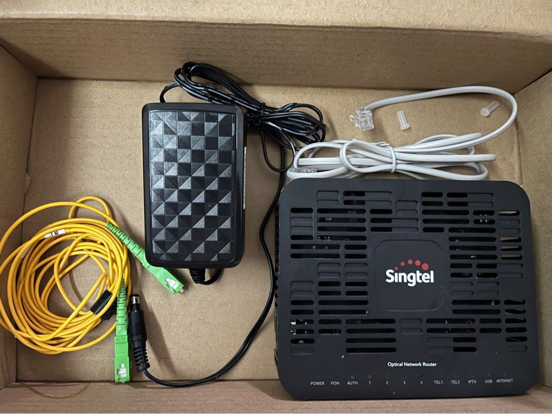 Singtel Optical Network Router, Computers & Tech, Parts & Accessories ...