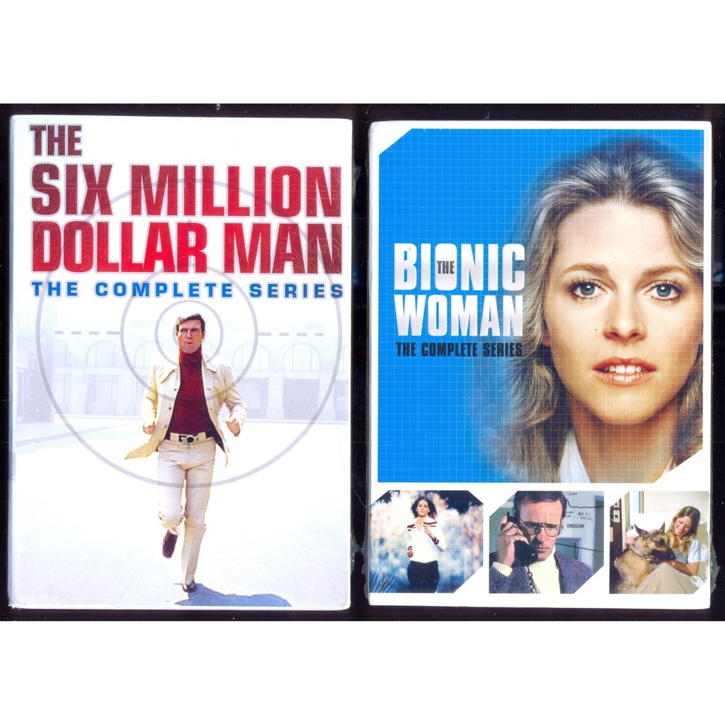 Six Million Dollar Man The Complete Series + The Bionic Woman The Complete Series [ DVD ...