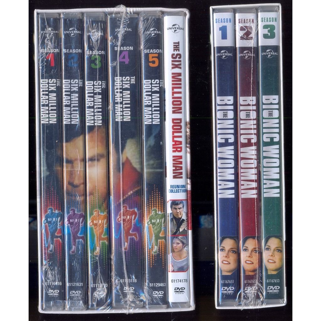 Six Million Dollar Man The Complete Series + The Bionic Woman The ...