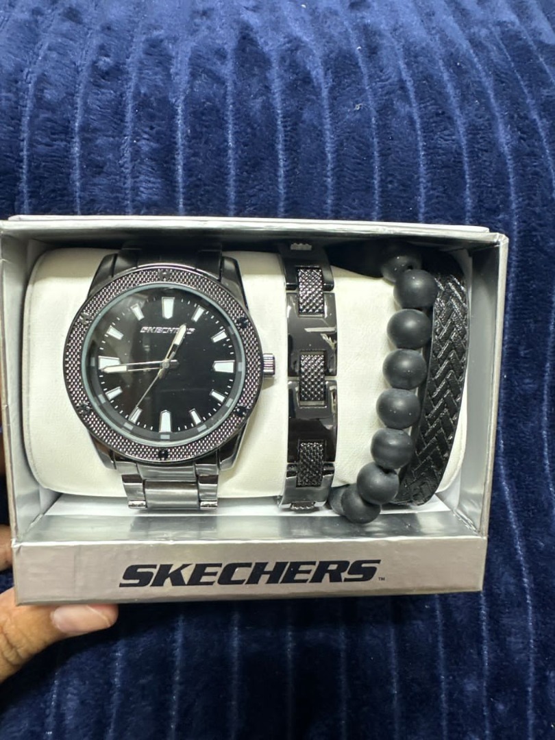 Skechers Watch and Bracelet set, Luxury, Watches on Carousell