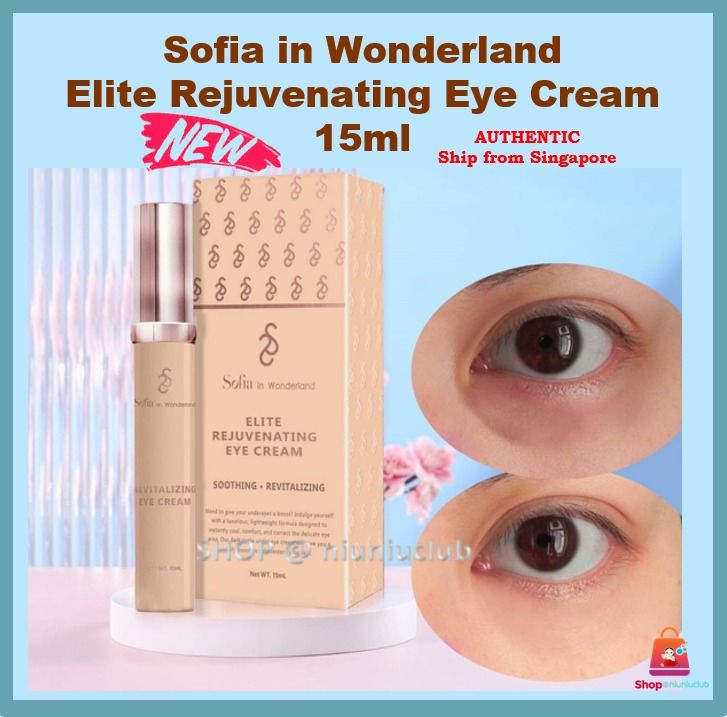 Sofia in Wonderland Elite Rejuvenating Eye Cream 15ml dark circles firm eye contour, Beauty ...