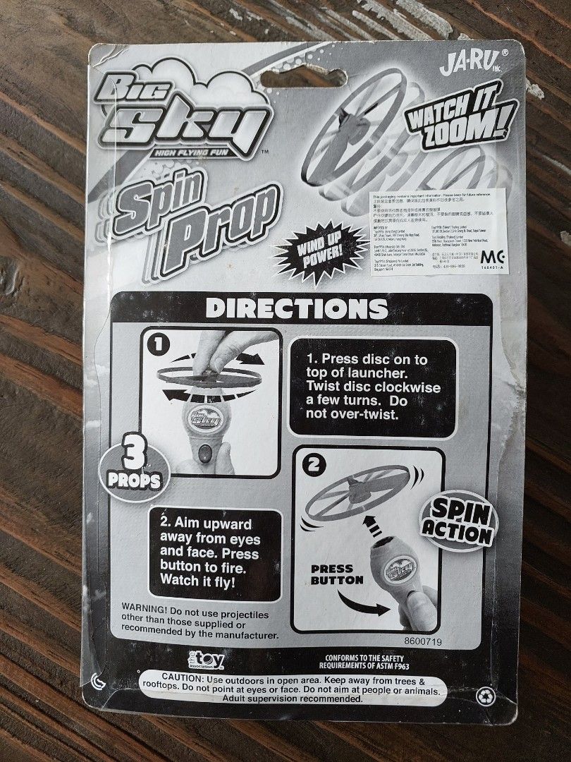 Spin Prop, Hobbies & Toys, Toys & Games on Carousell