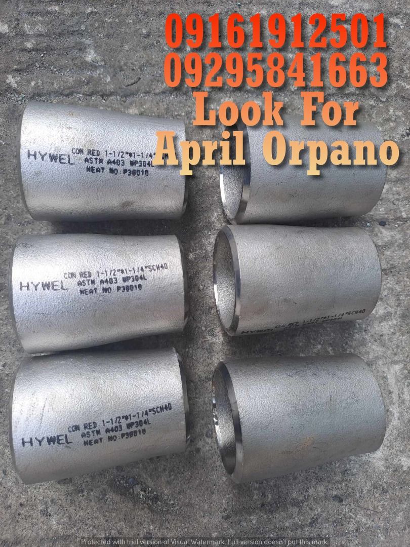 STAINLESS BELL REDUCER WELDED SEEMLESS, Commercial & Industrial ...