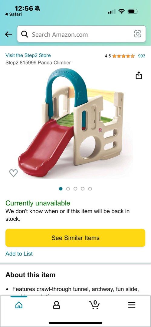 Step 2 Panda Climber (Kids Slide, Climber, Crawl, Platform), Babies ...