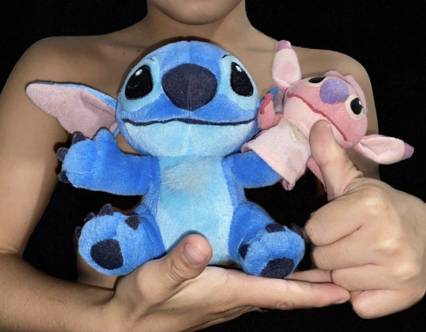 Stitch with Angela Puppet (Rare), Hobbies & Toys, Toys & Games on Carousell