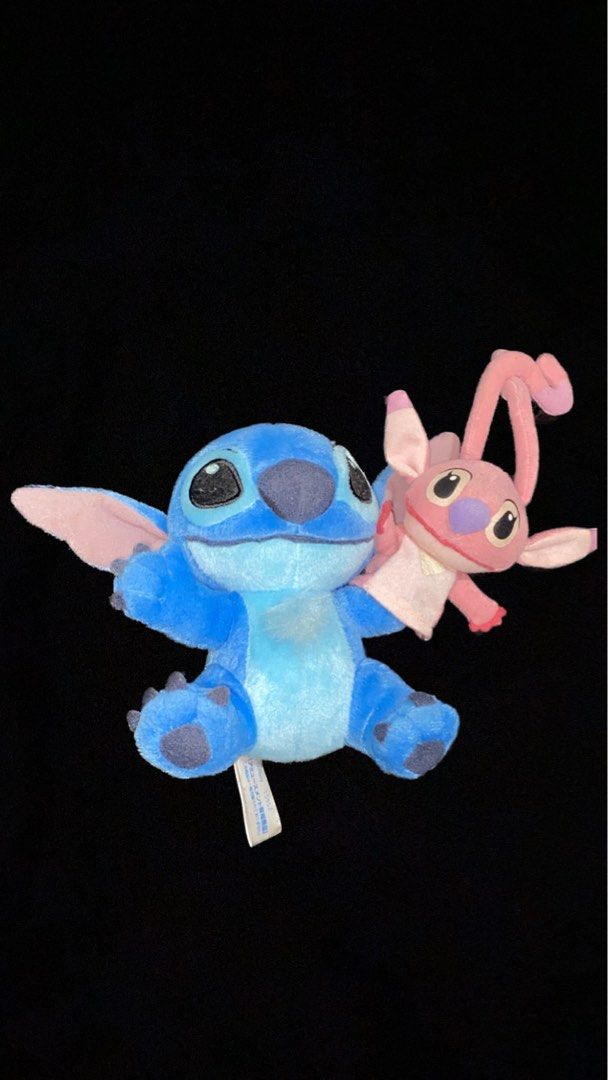 Stitch with Angela Puppet (Rare), Hobbies & Toys, Toys & Games on Carousell