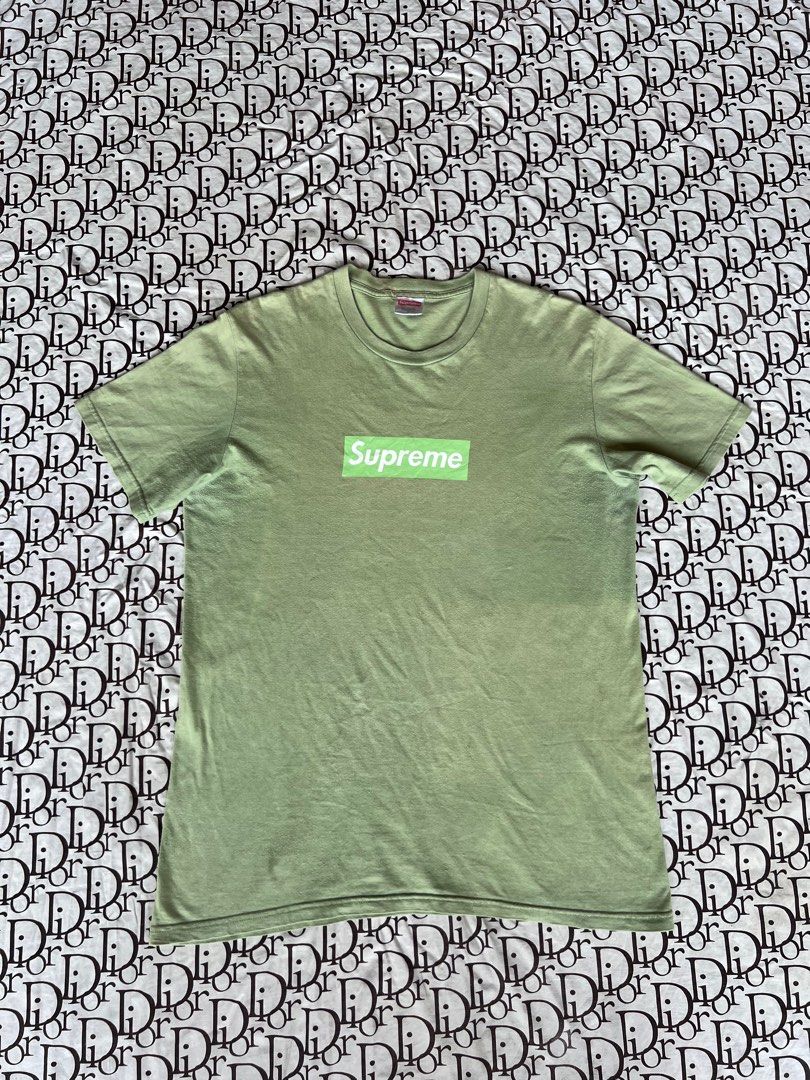 Supreme Green Bogo, Men's Fashion, Tops & Sets, Tshirts & Polo Shirts ...