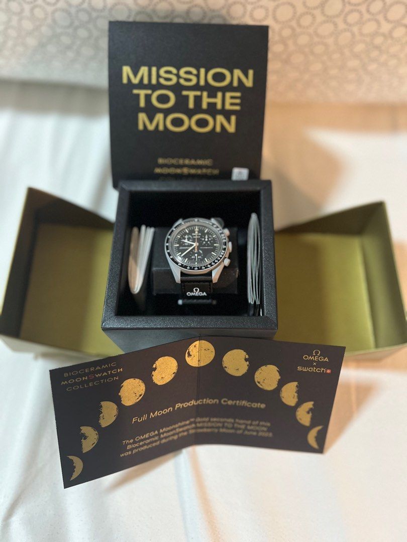 Swatch x Omega Mission to the Moon, Luxury, Watches on Carousell