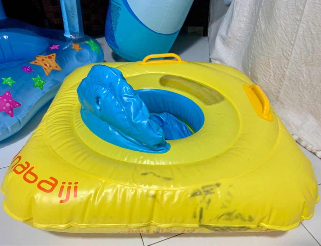 Swimming Float, inflatable float, baby seated float, dolphins boxing ...