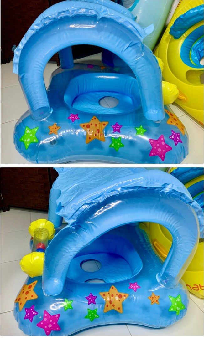 Swimming Float, inflatable float, baby seated float, dolphins boxing ...