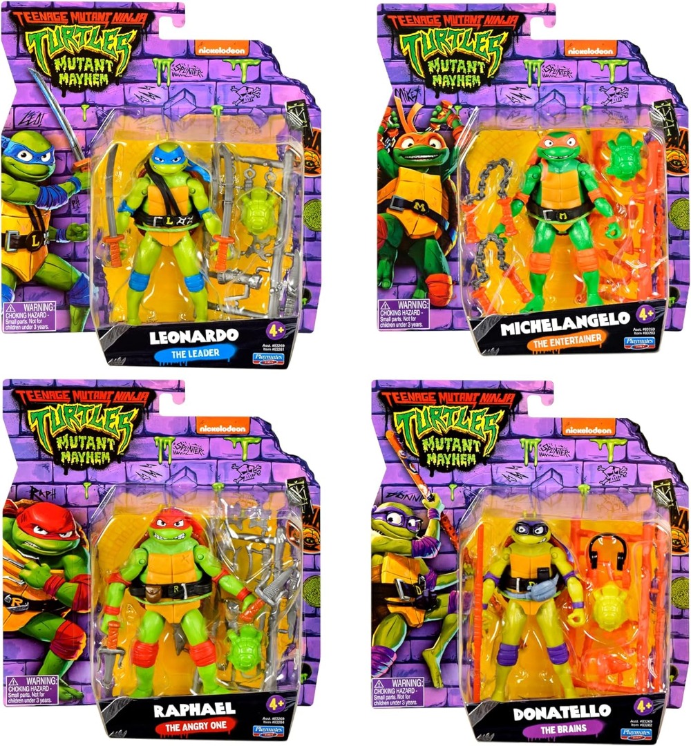 Teenage Mutant Ninja Turtles: Mutant Mayhem (ALL 4 TURTLES), Hobbies ...