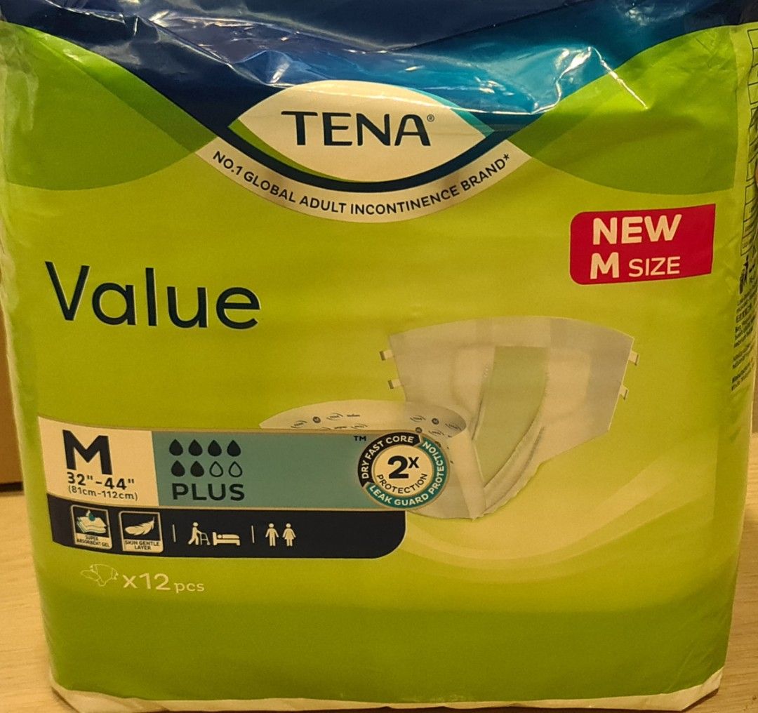 Tena Adult Diapers, Health & Nutrition, Assistive & Rehabilatory Aids, Adult Incontinence on ...
