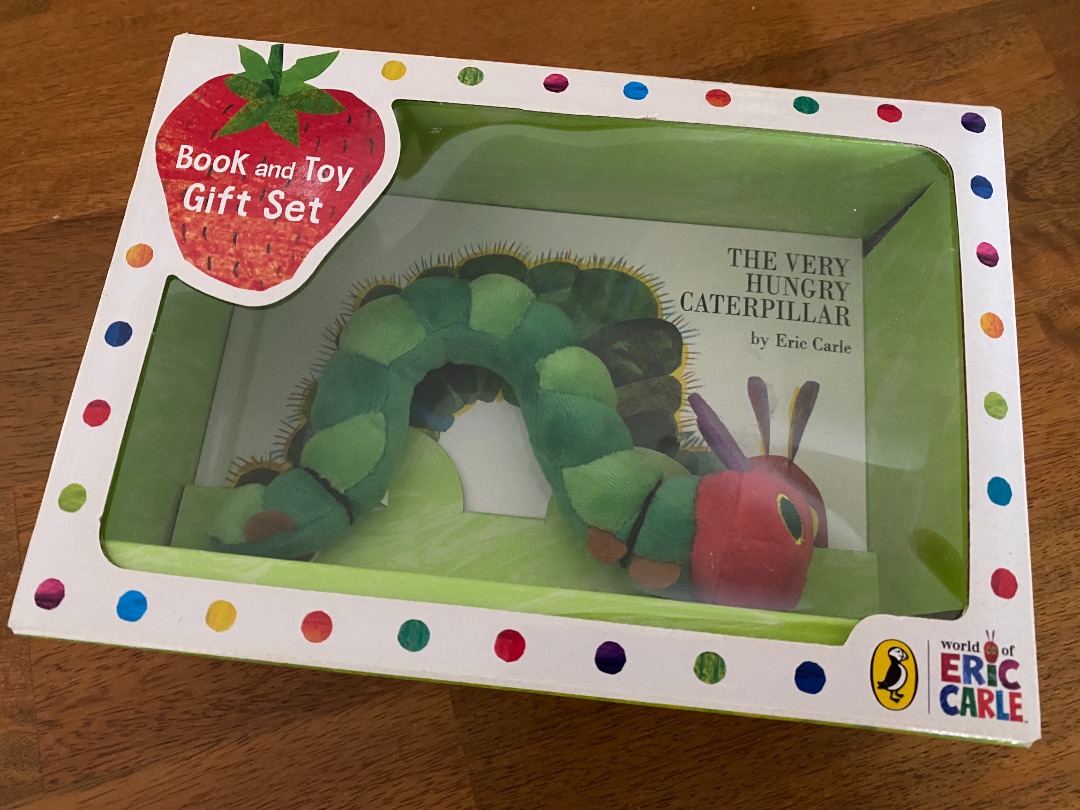 The Very Hungry Caterpillar by Eric Carle - Book and Toy Gift Set ...