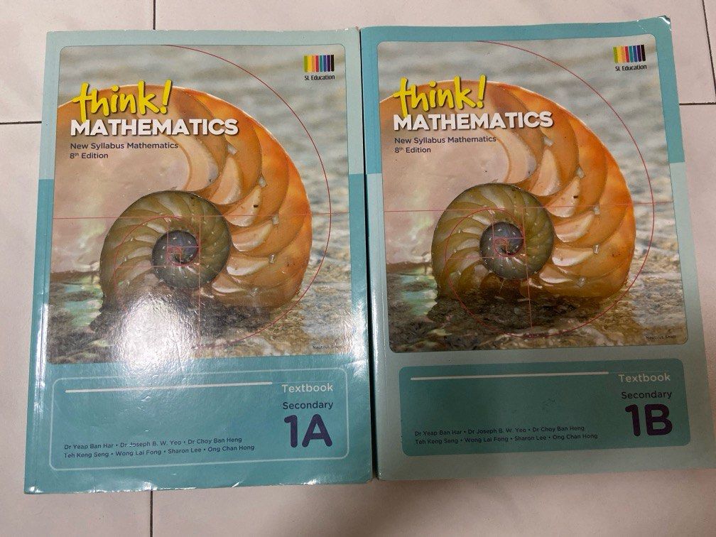 (incl online ver) think! Mathematics textbook 8th edition 1A 1B ...